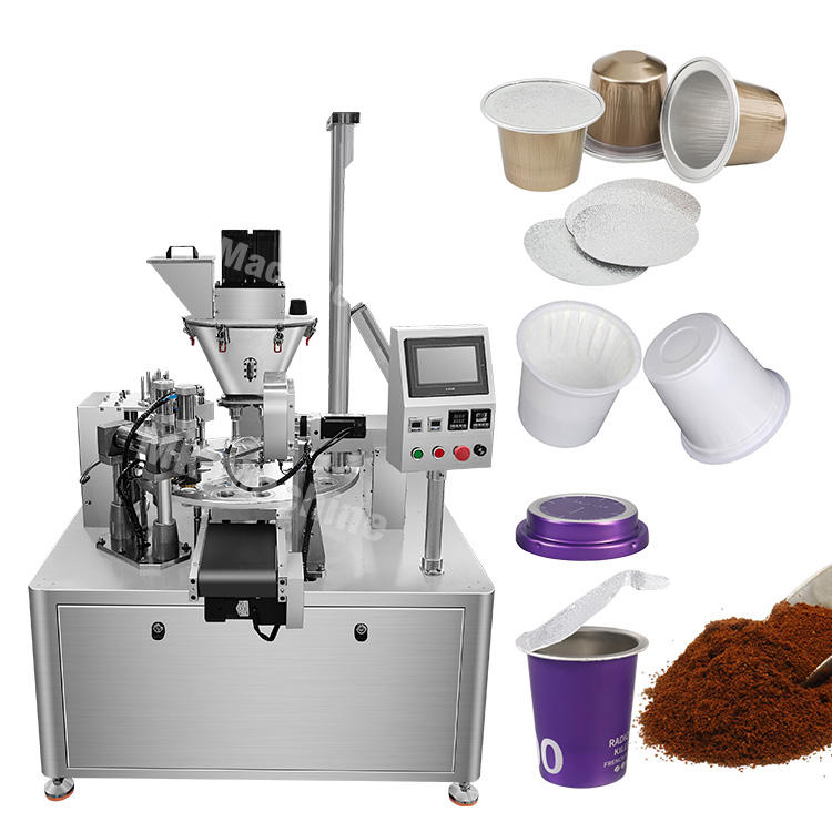 Automatic Nespresso Coffee Filling Machine k Cups Aluminum Coffee Pods ...