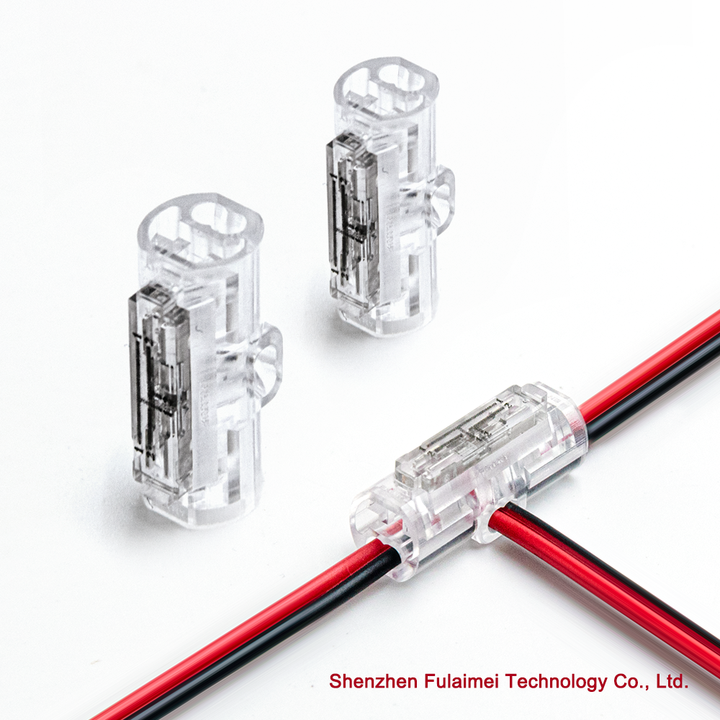 2P T-Tap Connector for 20/18AWG Wire, No Strip Quick Lock Splice ...