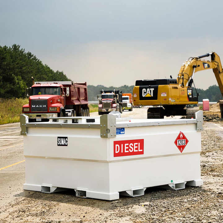 Integrated Diesel Storage Tank with Pump & Meter Carbon Steel Fuel ...