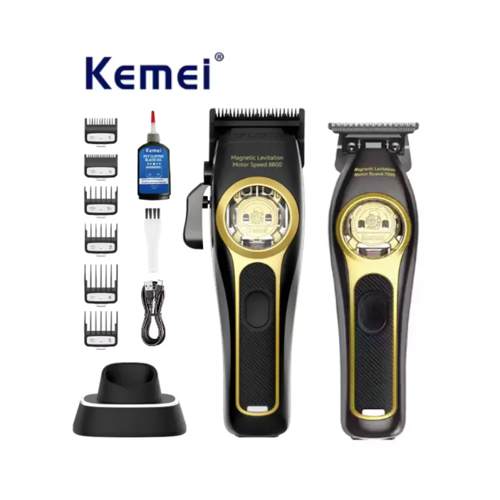 Kemei KM-2373 Hair Clippers - Adjustable Blades for Salon