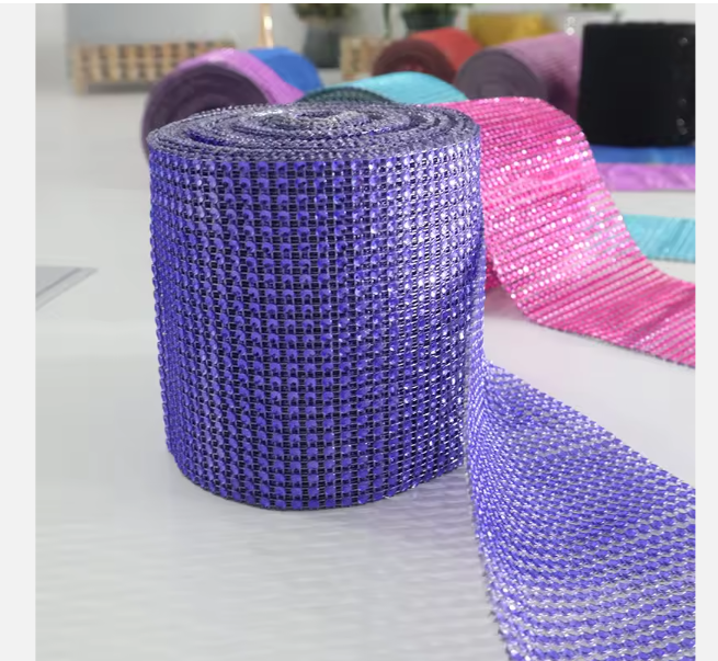 Factory Direct Sales Diamond Network Ribbon Birthday Gift Decoration ...