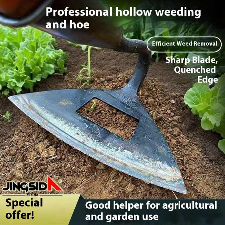 Jingsida Manganese Steel Forged Fork-shaped Hoe 14.5cm Blade X 16cm ...