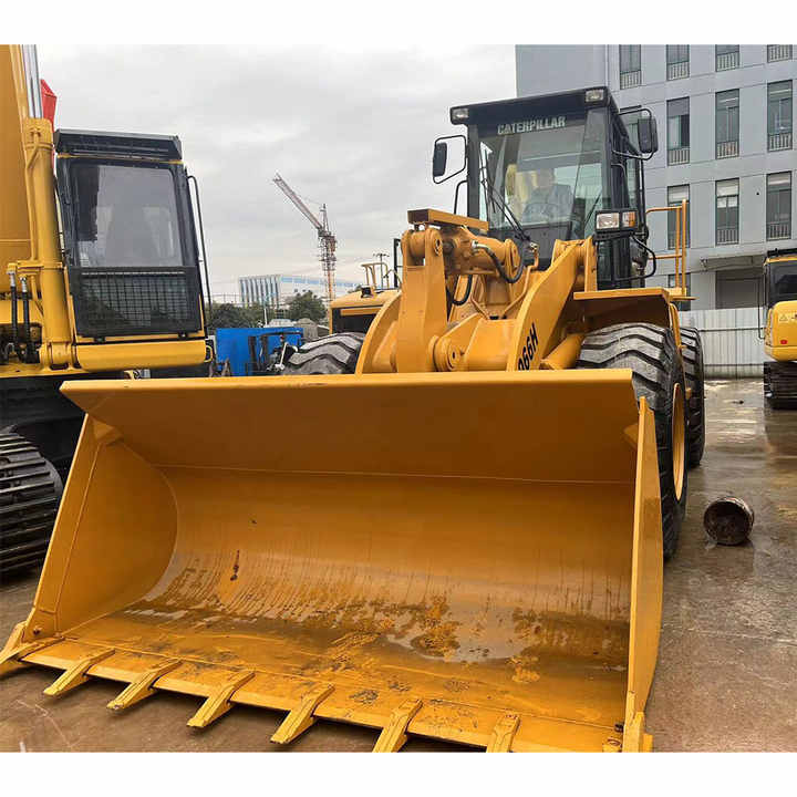 Used CAT 966H Front Wheel Loader 4x4 Caterpillar 966H 5ton Loaders for ...