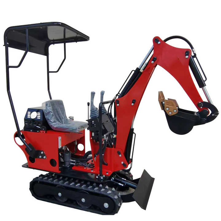 JJZG 800 Kg Compact Excavator Small Digging Machine Tunneling Works ...