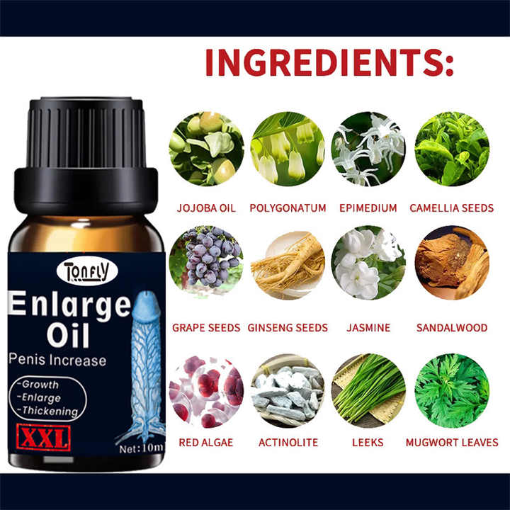 Men's enlargement essential oil natural plant enlargement essential oil ...