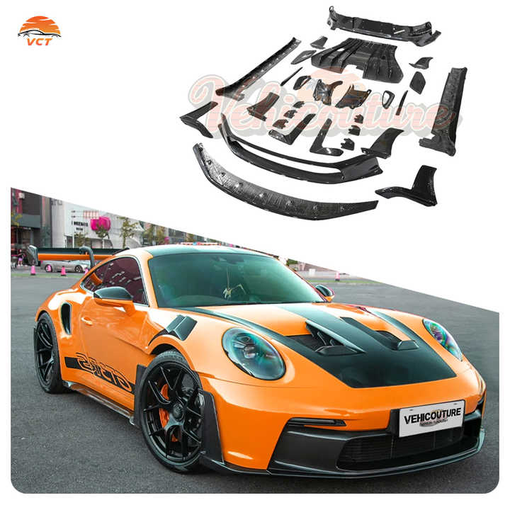 Dry Carbon Fiber 992 GT3RS Body Kit Auto Performance Parts Car ...