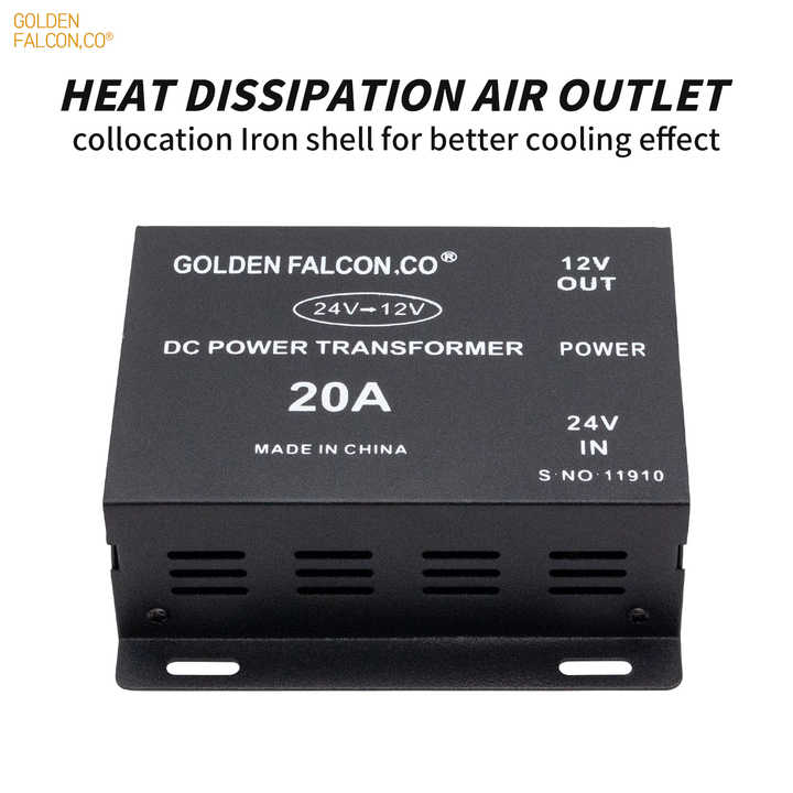 Car Power Supply Transformer 20A Car Step Down Transformer DC 24V to ...