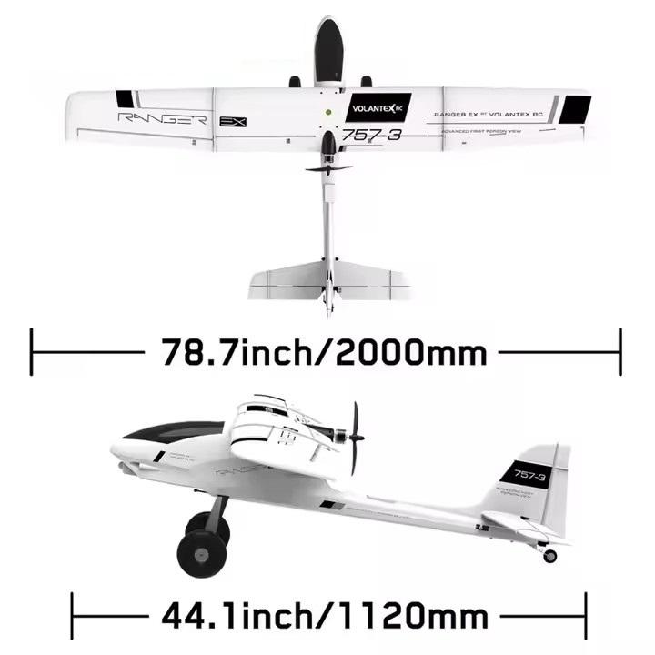 EPO Remote Control Brushless Model PNP Fly Glider RC Plane FPV Airplane ...