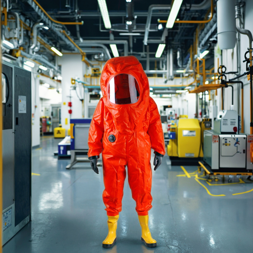 Nuclear Radiation Protection Suit - Waterproof Anti-Static Chemical ...