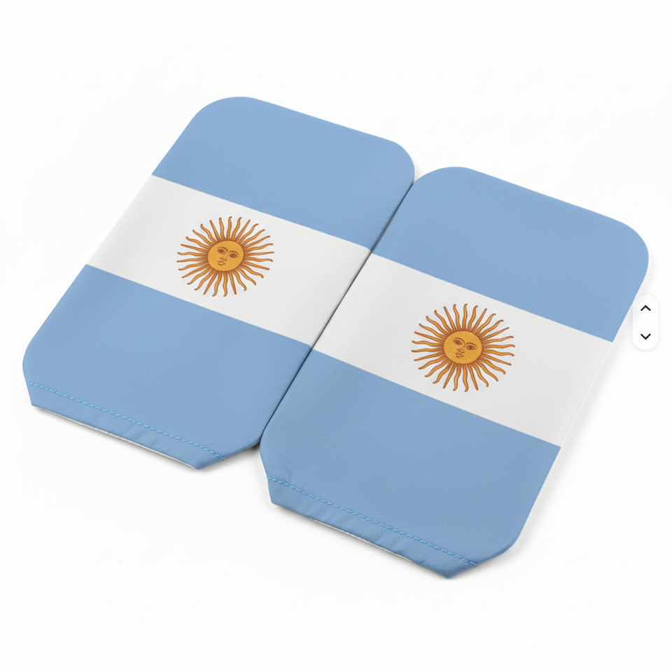 World 2026 Cup Argentina Fan Waterproof Nylon Car Set Hood Cover Flag ...