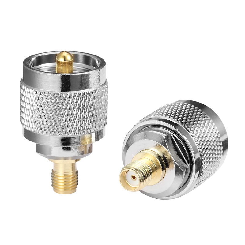 SMA Male to UHF PL-259 Male Coaxial Connector PL259 SO239 to SMA Coax ...