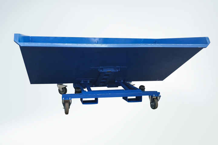 Transportable Steel Tipper Bin - Efficient Waste Management