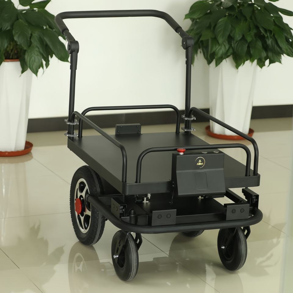 Factory Warehouse 100kg Payload Transporting Following Cart Automated ...