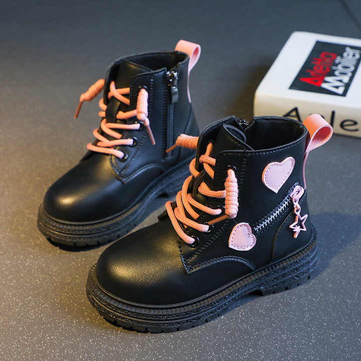 Custom Logo Children's Spring Autumn Pink Boots - Fashion & Comfort