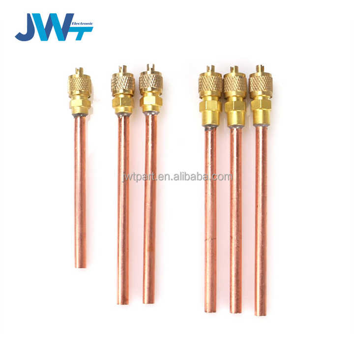 1/4" Copper Tube Access Valve Refrigerant Charging Valve for Air ...