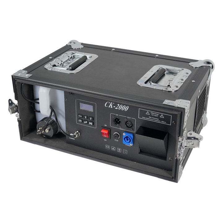 Portable 1500W DMX Hazer Fog Machine Water-Based Black Fog for Stage DJ ...