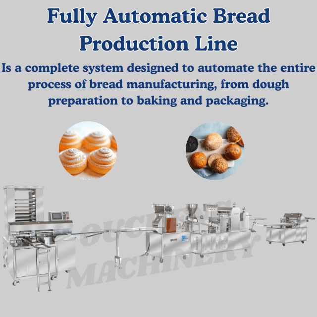 Fully Automatic Bread Production Line Commercial Bakery Equipment for ...