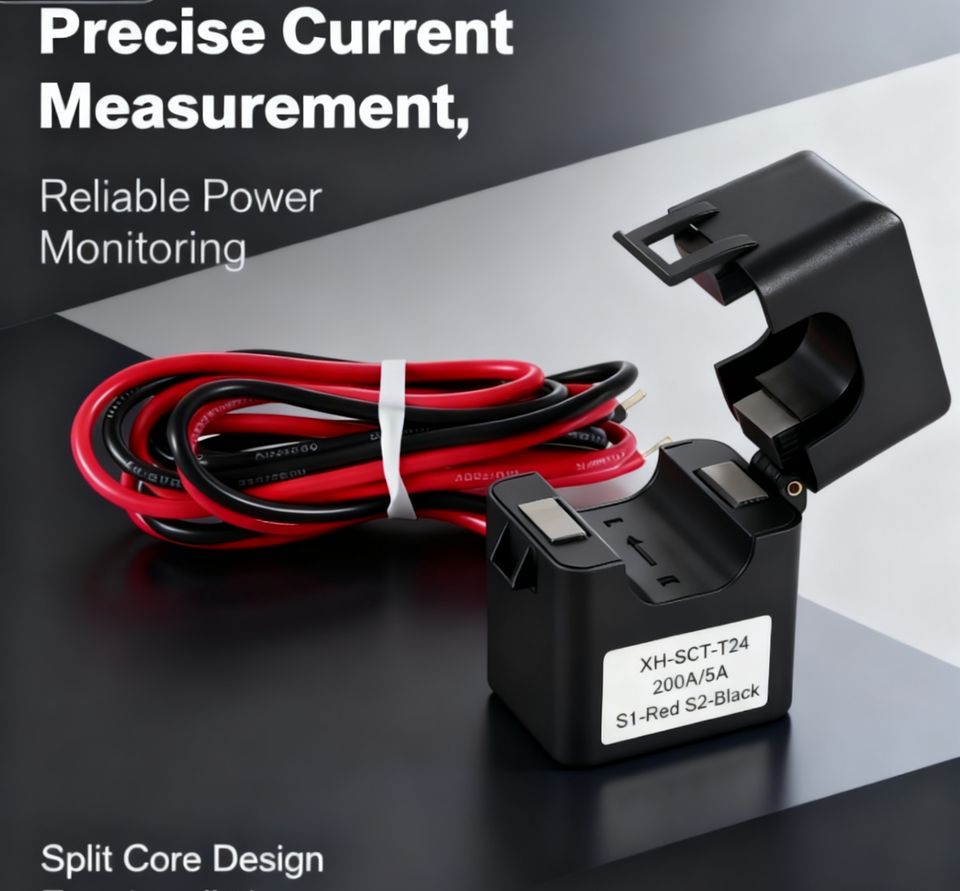 UL XH-SCT-T24 -Split Core Current Transformer Clamp 24mm for EV Charger ...