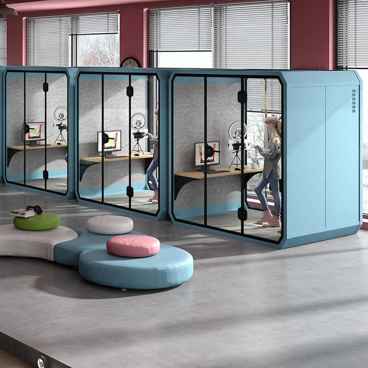 Customized Modular Office Booth - Acoustic & Extendable