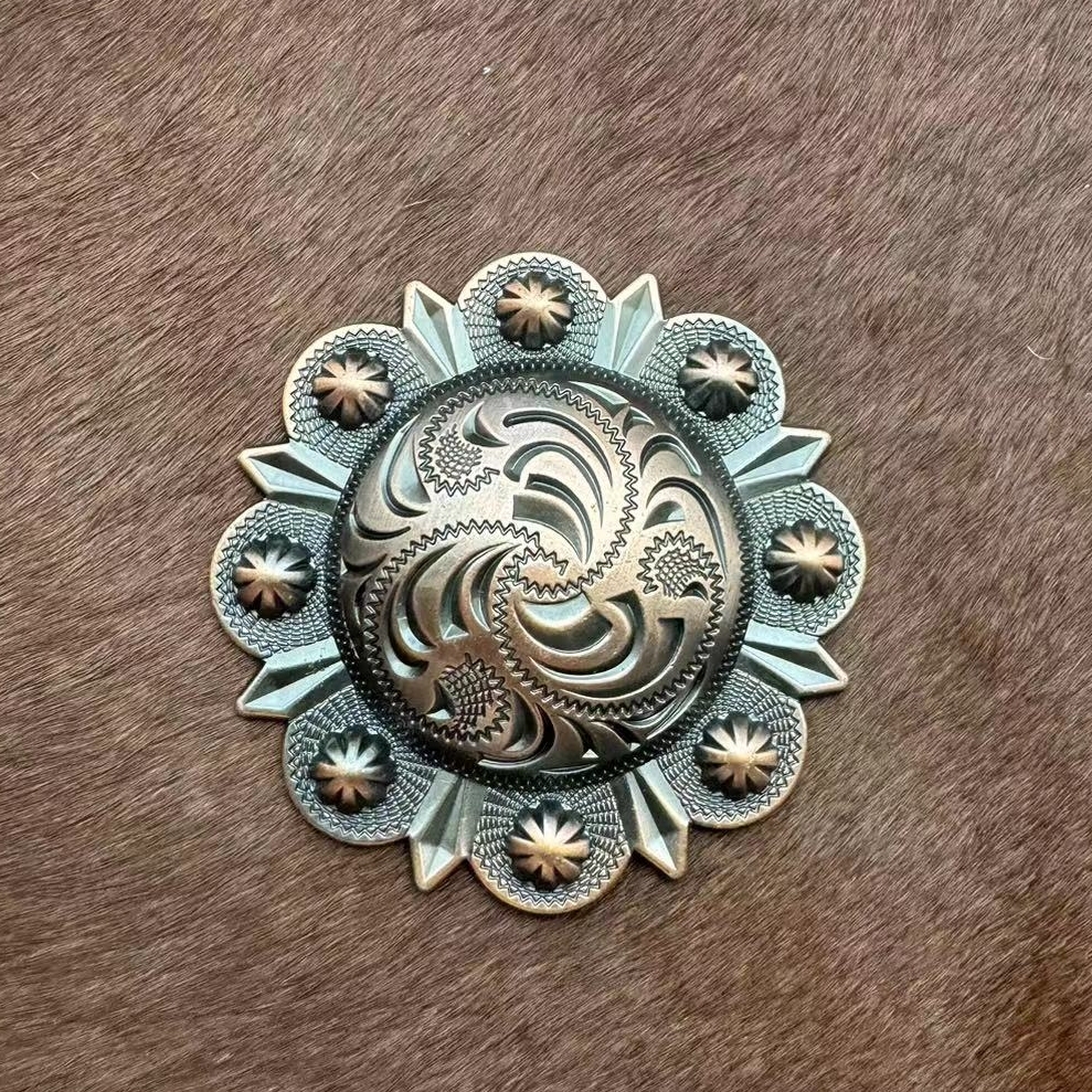 Stock Conchos Big Size - Durable Antique Copper Conchos