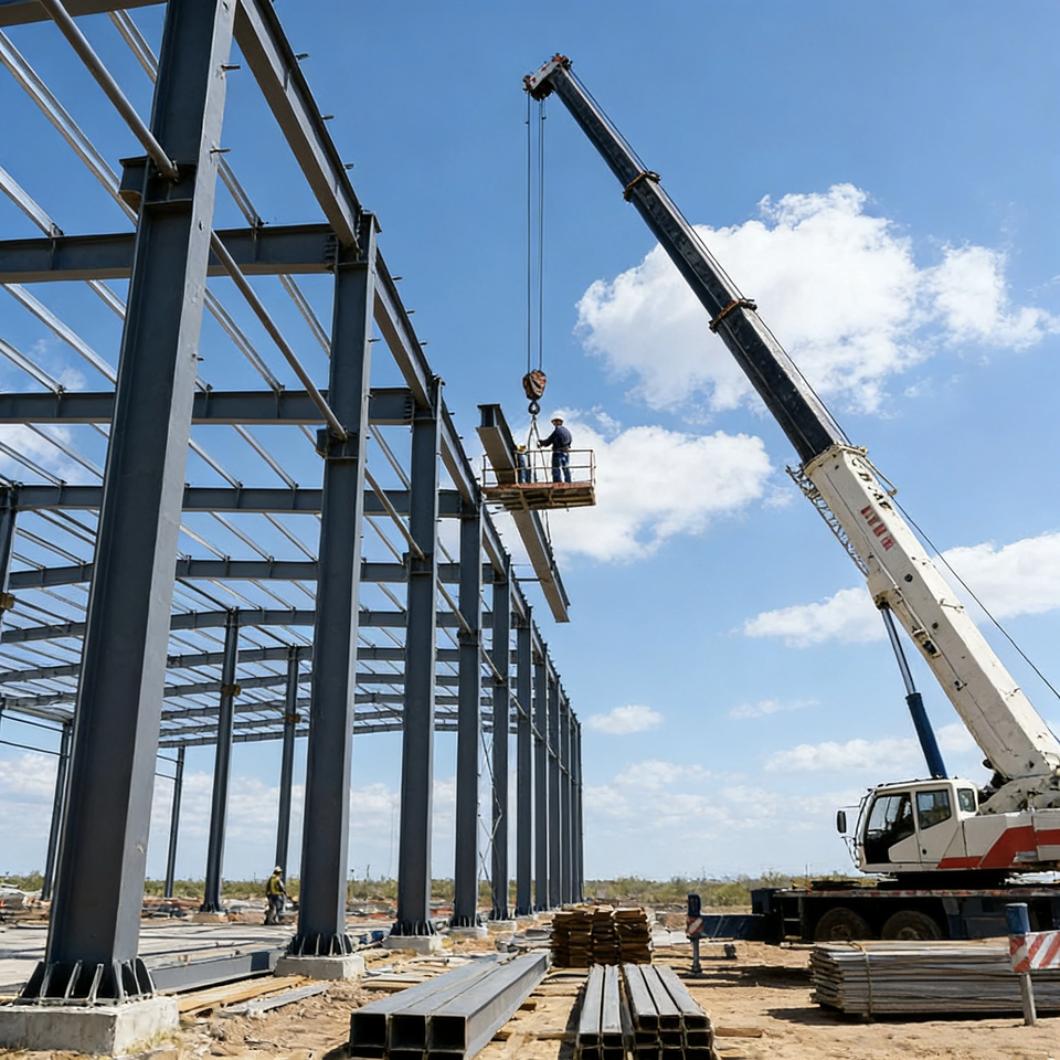 Heavy Steel Structure Buildings Warehouse Design Steel Frame ...