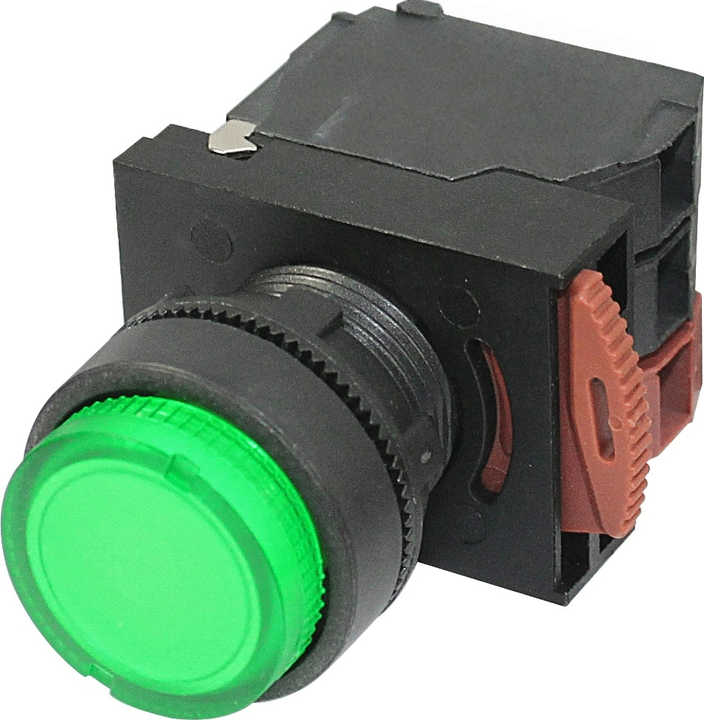 Eco-friendly 22mm Plastic Push Button Switch 1NO1NC Vibration ...
