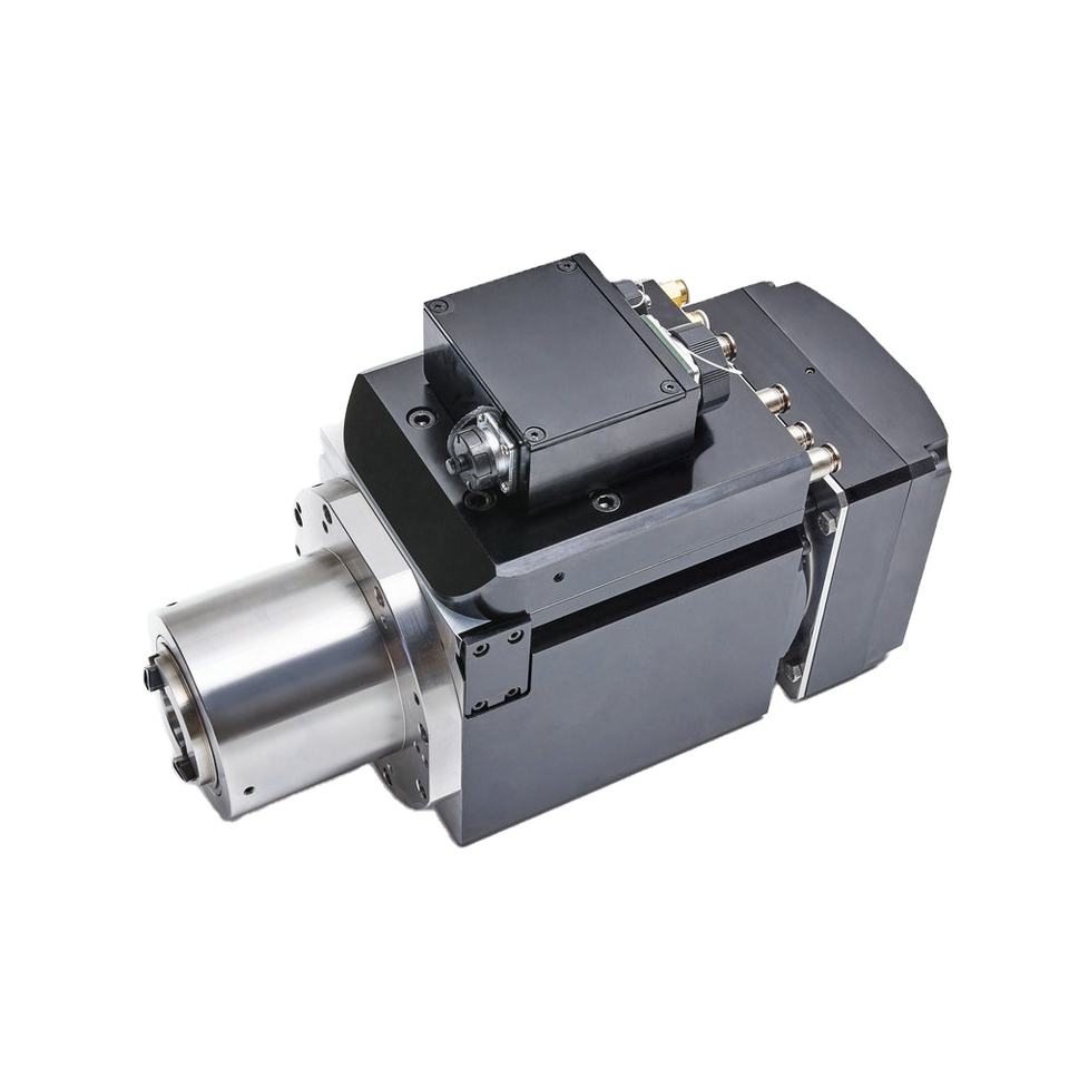 DECI 10KW 800Hz Woodwork 5 Axis Spindle Motor HSK40E 24000Rpm 380V 8NM ...