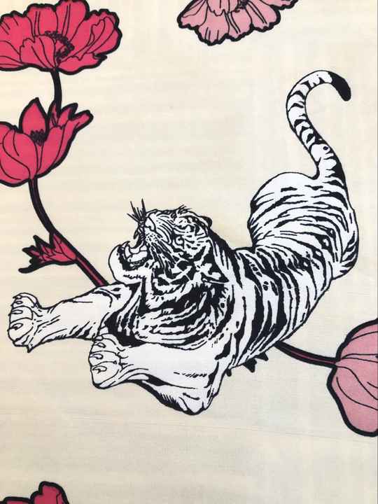 Factory Price Small MOQ Customize Animal Print RPET Recycled polyester ...