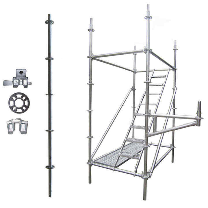 Reusable Industrial Q345 Ring Lock Scaffold Modular Galvanised Ringlock ...