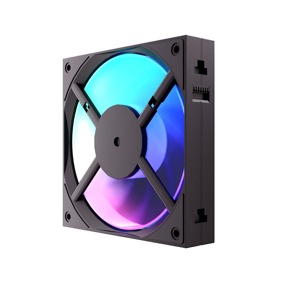 120mm ARGB Modular PC Cooling Fan Daisy Chain Stackable RGB Case Fan ...