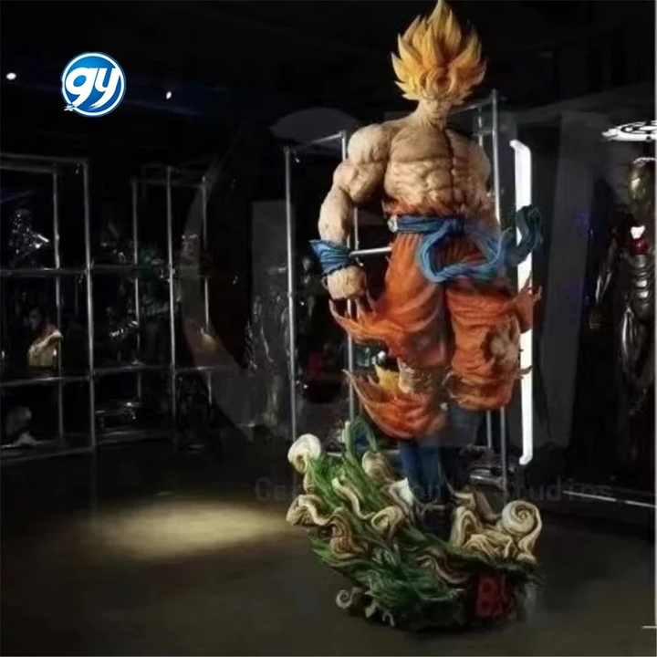 Accion Coleccion Fiberglass Life Size Action Resin Goku Statues Wukong ...