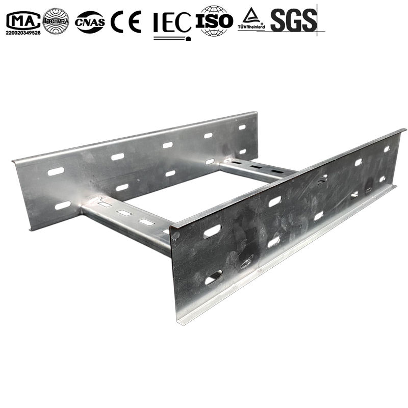 Hot-Dip Galvanized Steel Cable Tray Ladder for Industrial Cable Laying ...