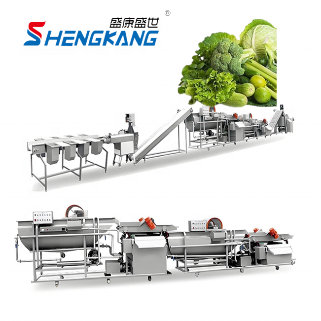 SK High Efficiency White Cabbage Washing Machine Vortex Cleaning ...
