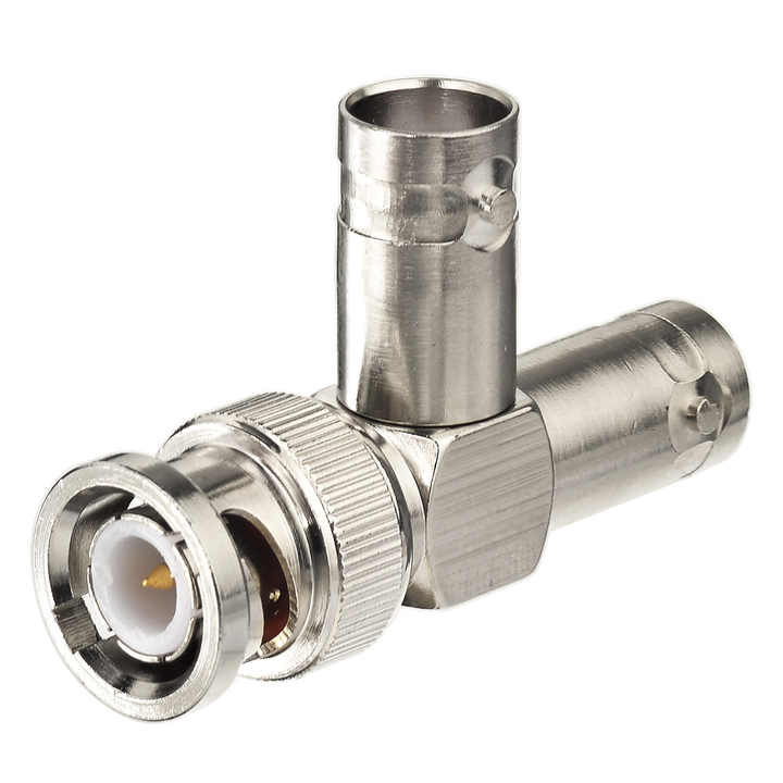 Eightwood 2 BNC Jack Female to BNC Plug Male Adapter T-Shape| Alibaba.com