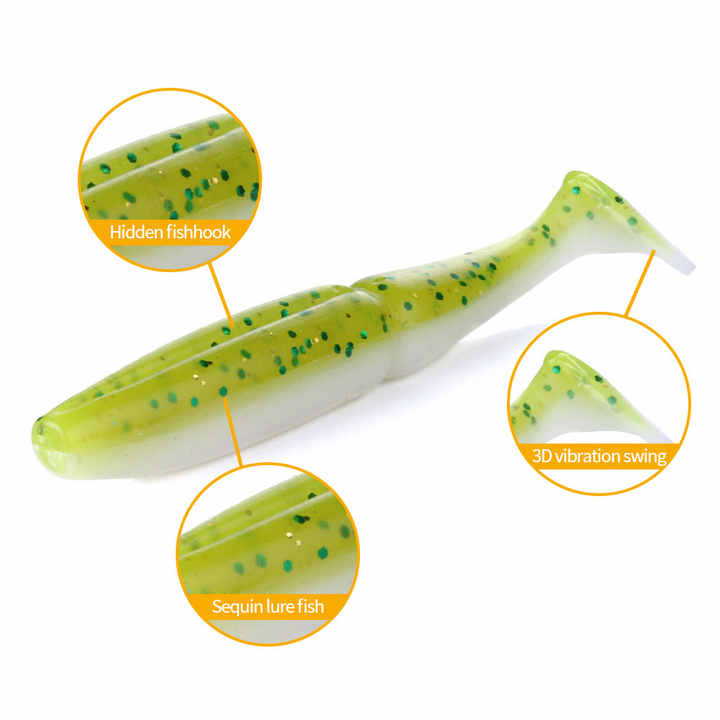 Shad Bait Soft Plastic Fish Lure10cm 9 7g Pvc Plastisol Soft Bait Doble ...
