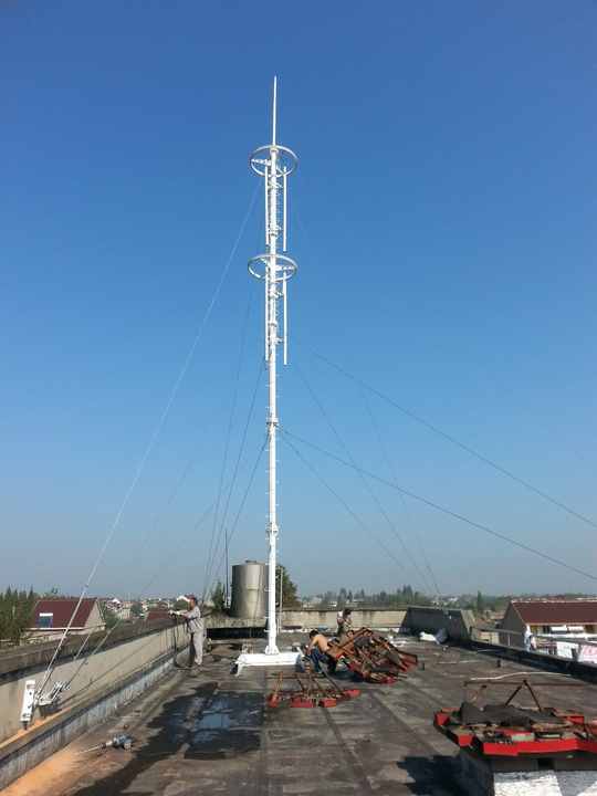 Customizable Guyed Communication Tower 30m-180m Lattice Telecom Tower ...
