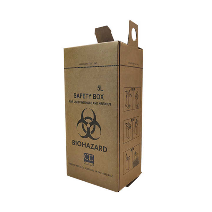 Custom disposable Sterile Syringe safety box Container with Needle ...