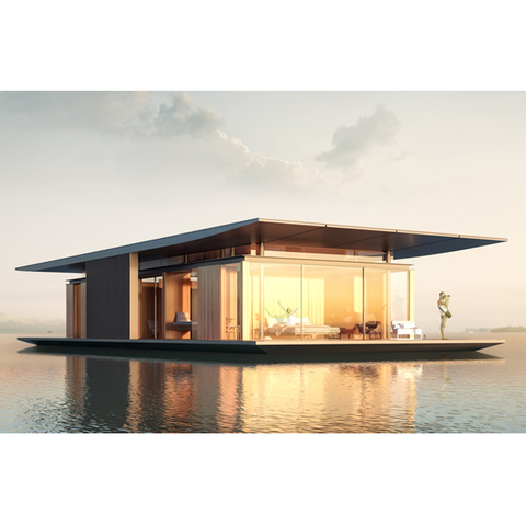 Modern Mobile Home On The Water Modular Home Small Floating Homes Tiny ...