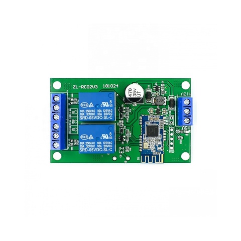Taidacent 2 Way Modbus Rtu Relay Module Switching Input and Output ...