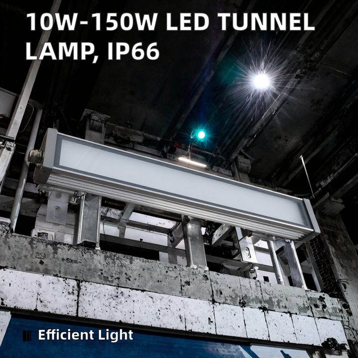 Linear LED Tunnel Lamp Light Grey Inverted Design with IP66 Aluminium ...