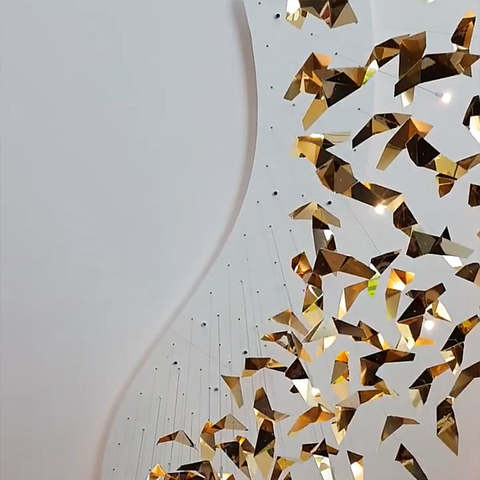 Mechanical Rhombus Dynamic Screen, a Interactive Kinetic Wall for ...