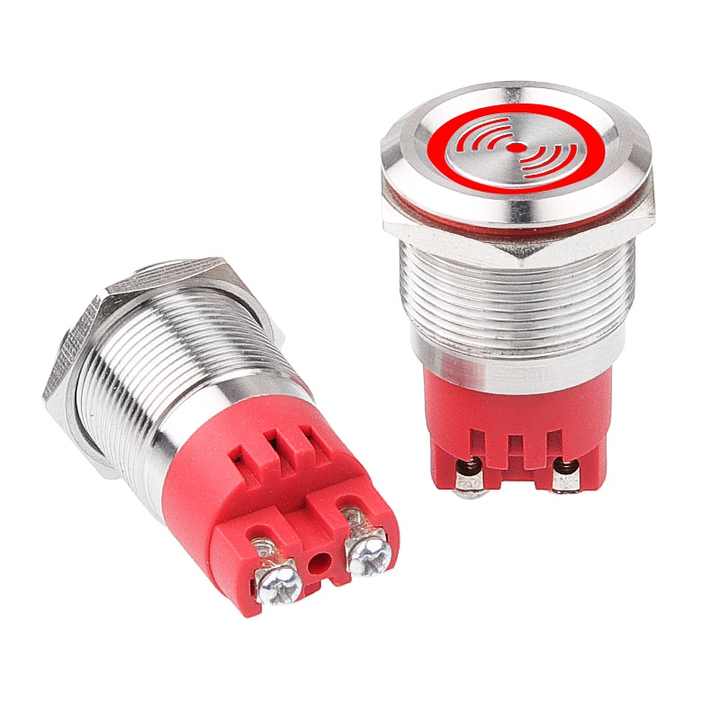22mm indicator lights high decibel high loudness waterproof buzzer ...