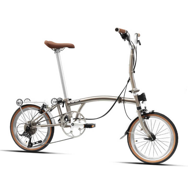 Xiaobu K9 Steel Folding Bike 16-inch 9-speed V Brake Adult Portable ...