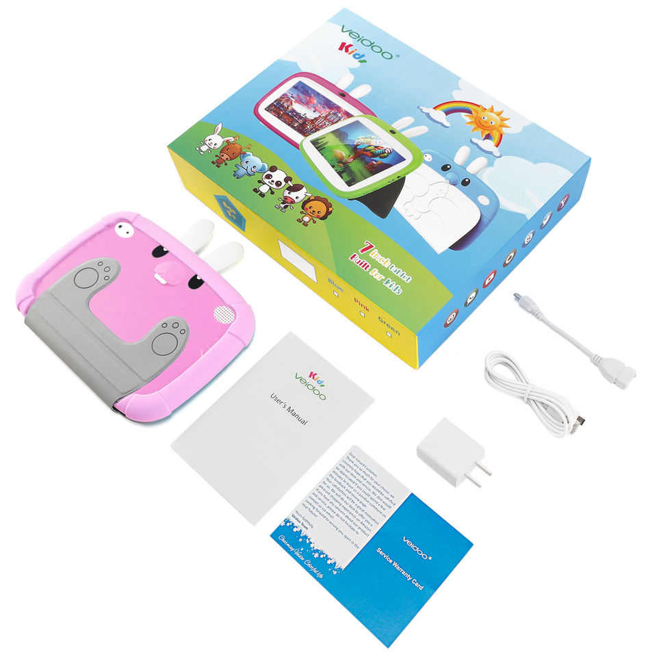 Veidoo 7-Inch Android 10 Kids Tablet PC with Wi-Fi 2GB Memory ...