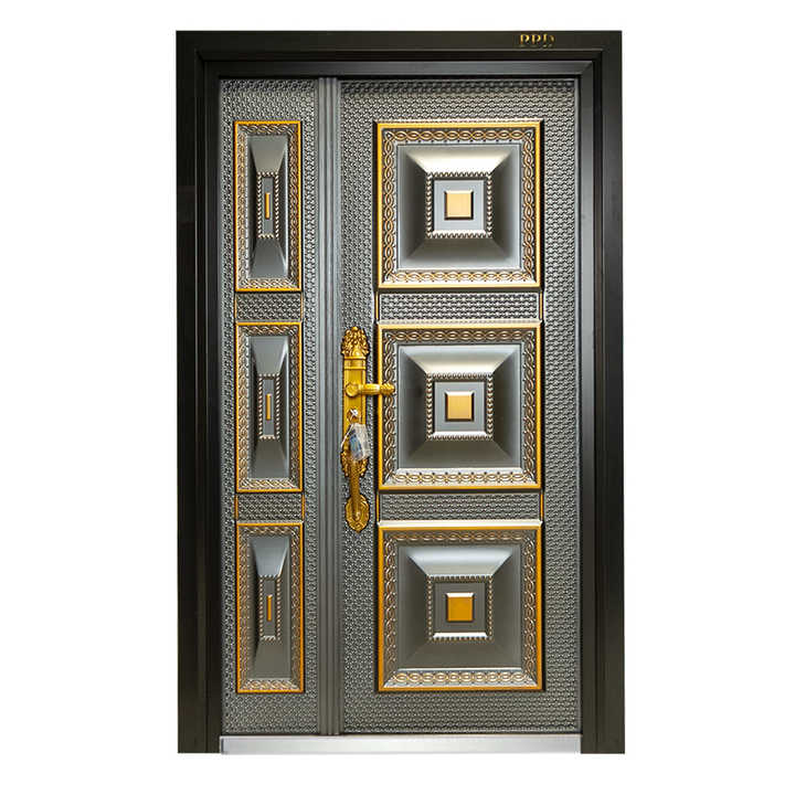 Luxury Exterior Villa House Casting Aluminum Security Front Steel ...