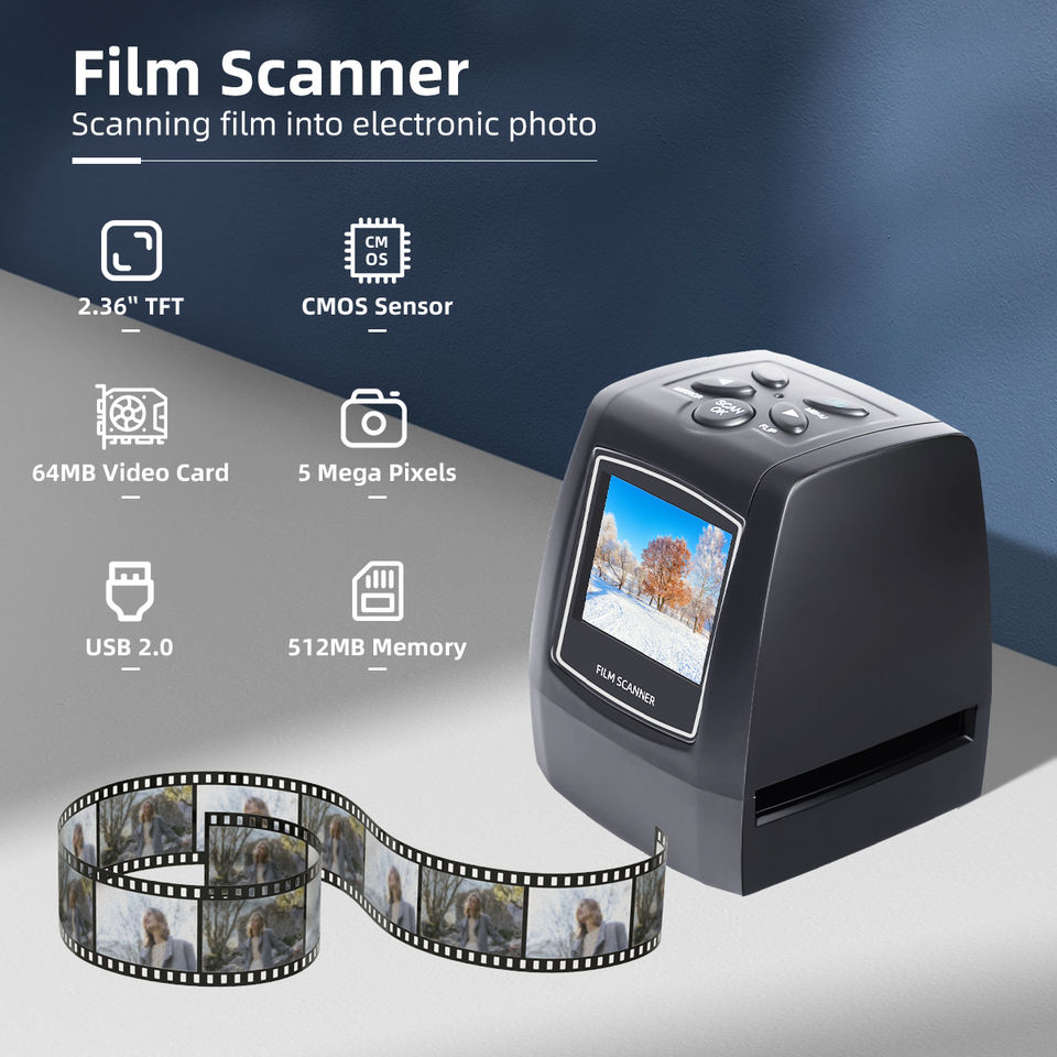 Factory Direct Sale 35mm Negative Film Scanner High Resolution 5MP ...