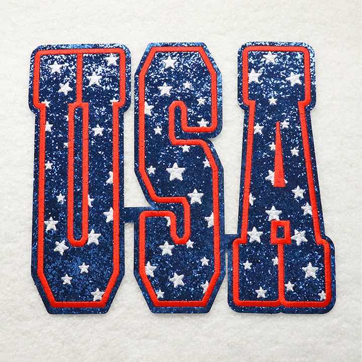 Wholesale Embroidery Usa Independence Day United States Logo Patch Iron ...