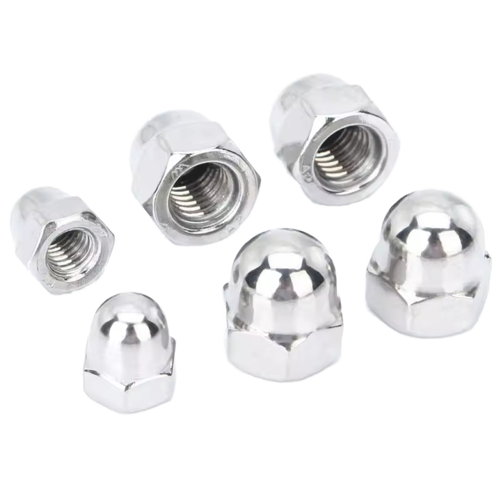 Wholesale M6 M8 M10 M12 Stainless Steel 304 Hexagon Dome Cap Nut Acorn Nuts Nickel Plated ...