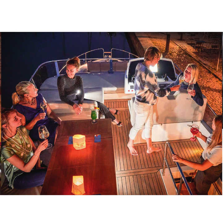 Fiberglass Aluminum Flybridge Yacht Luxury Boat with Outboard Motor for ...