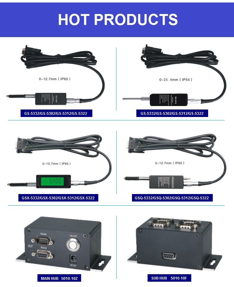 Shutter displacement sensor IP65 Measuring contact displacement sensor ...